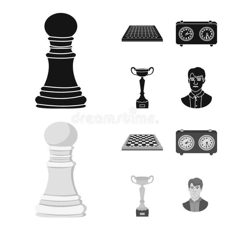 Vector Design of Checkmate and Thin Logo. Set of Checkmate and Target ...