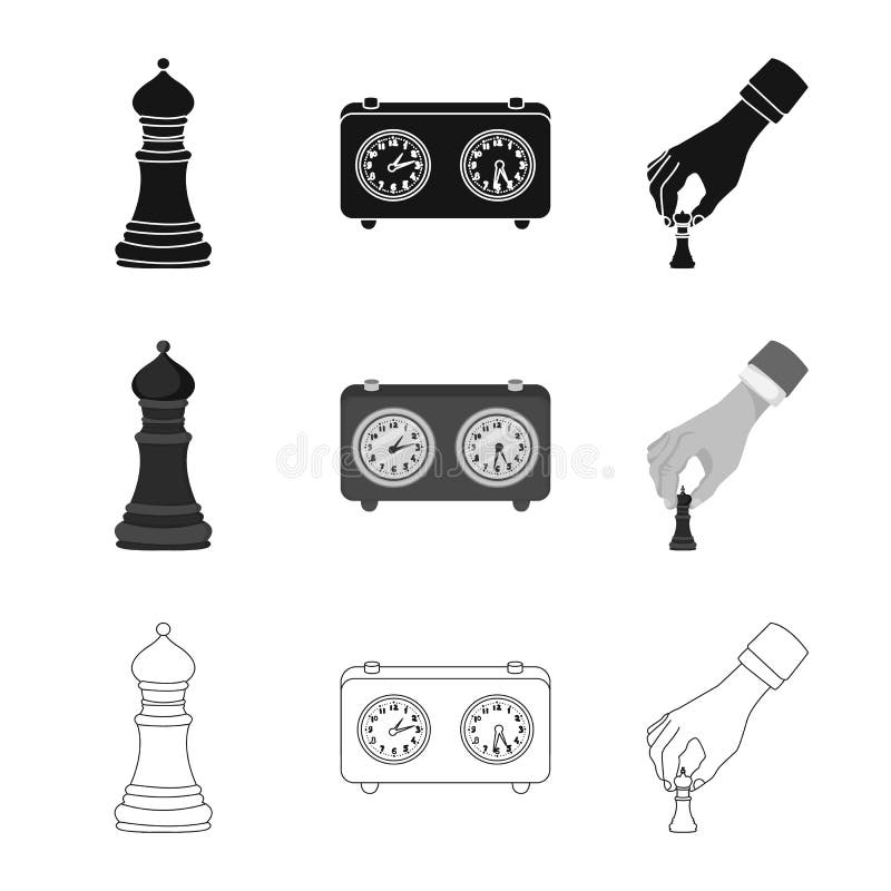 Vector Design of Checkmate and Thin Sign. Collection of Checkmate and ...