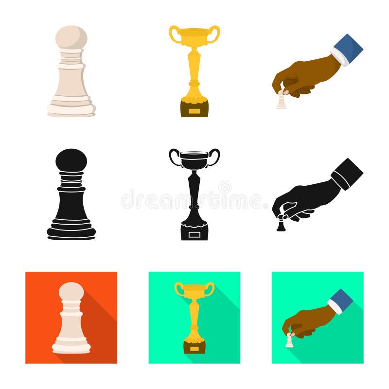 Vector Design of Checkmate and Thin Sign. Collection of Checkmate and ...