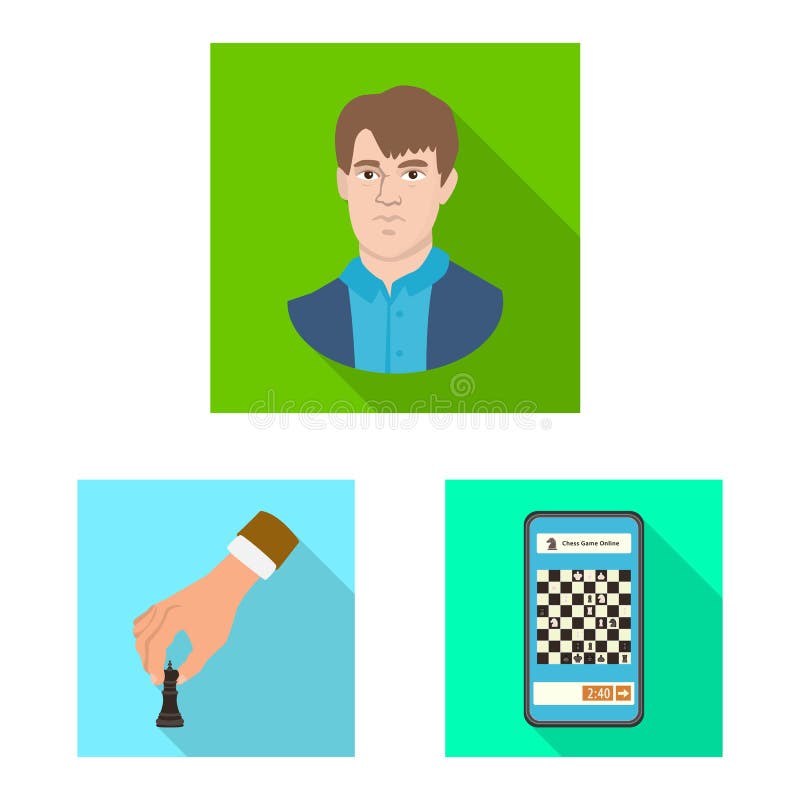 Vector Design of Checkmate and Thin Sign. Set of Checkmate and Target ...