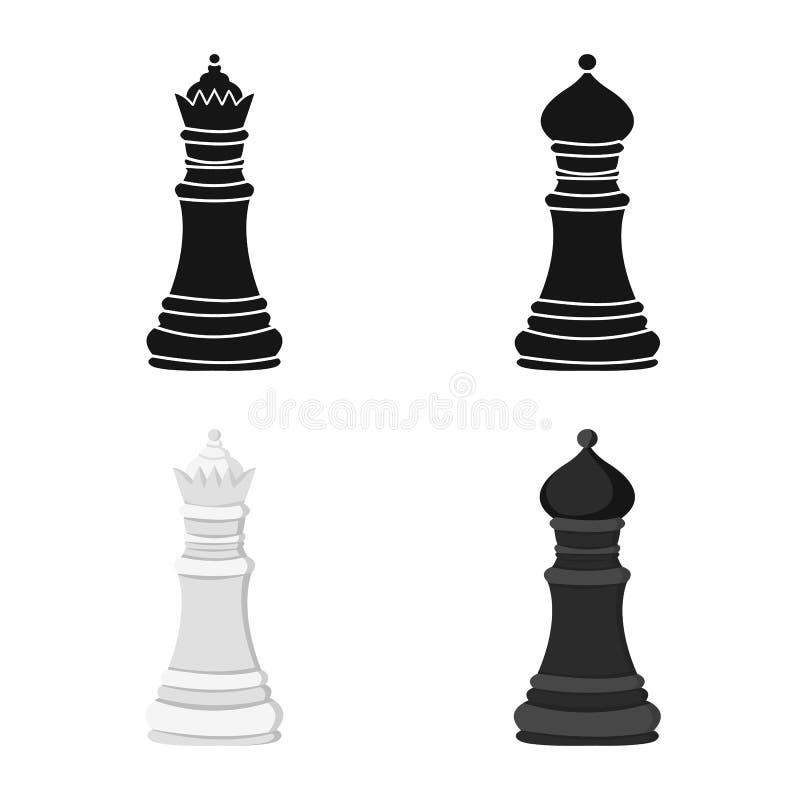 Vector Design of Checkmate and Thin Symbol. Collection of Checkmate and ...