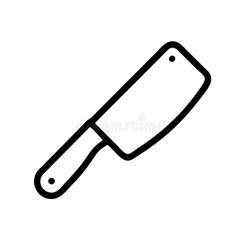 Cleaver Knife Vector Design for Kitchen and Culinary Projects Stock ...