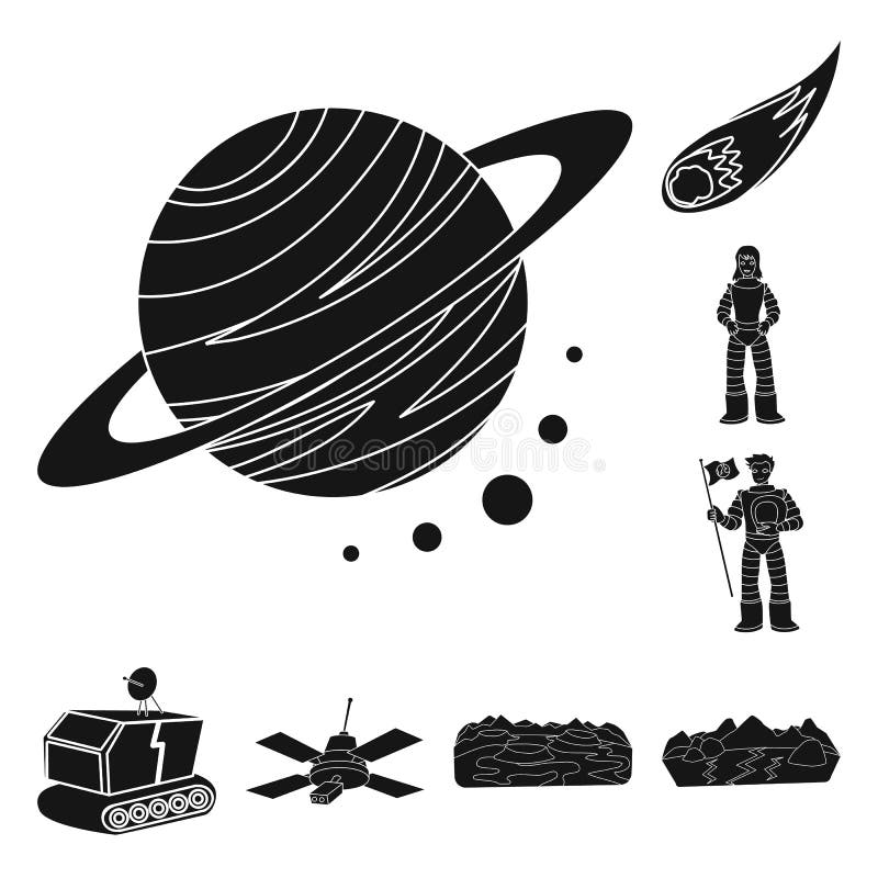 Vector Design of Colonization and Sky Icon. Collection of Colonization ...