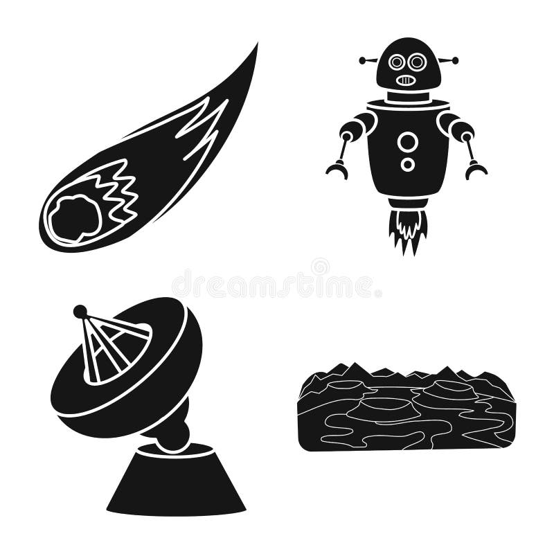 Vector Design of Colonization and Sky Icon. Collection of Colonization ...
