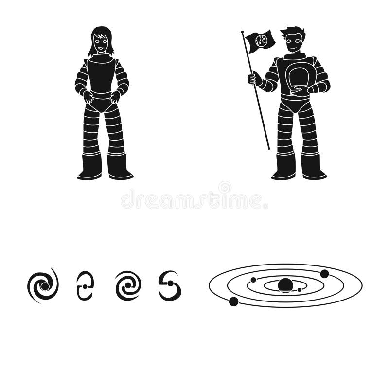 Vector Design of Colonization and Sky Symbol. Set of Colonization and ...