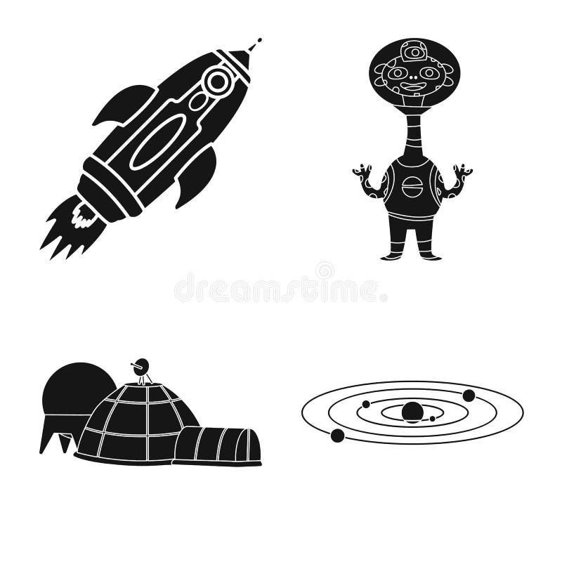 Vector Design of Colonization and Sky Symbol. Set of Colonization and ...