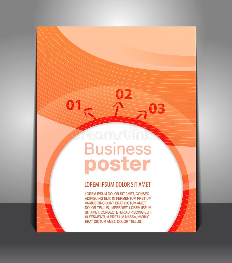 Vector design color flyer stock vector. Illustration of leaflet - 36563693