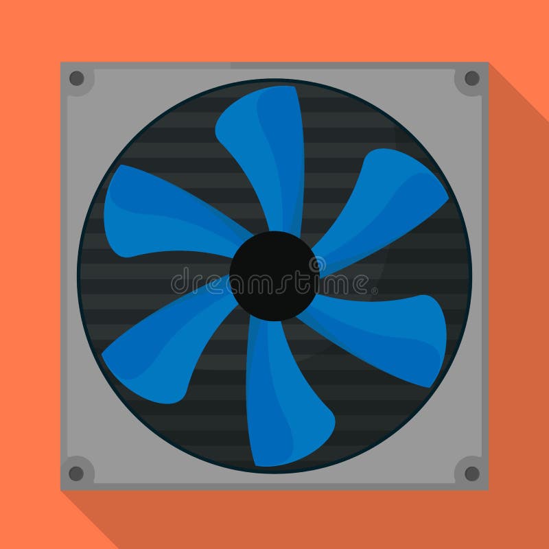 Vector Design of Computer and Cooler Logo. Collection of Computer and ...