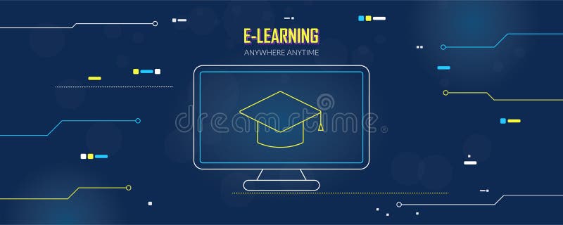 Vector Design Concept Template for Web Banner, E-learning, Online ...