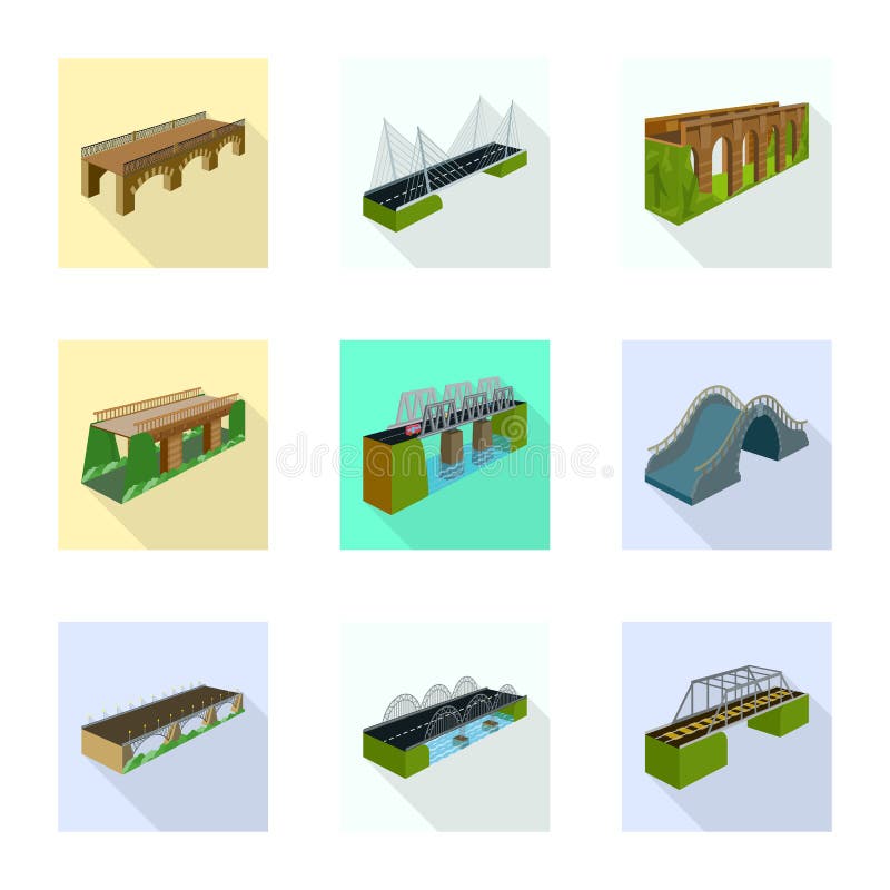 Vector Design of Connection and Design Sign. Set of Connection and Side ...