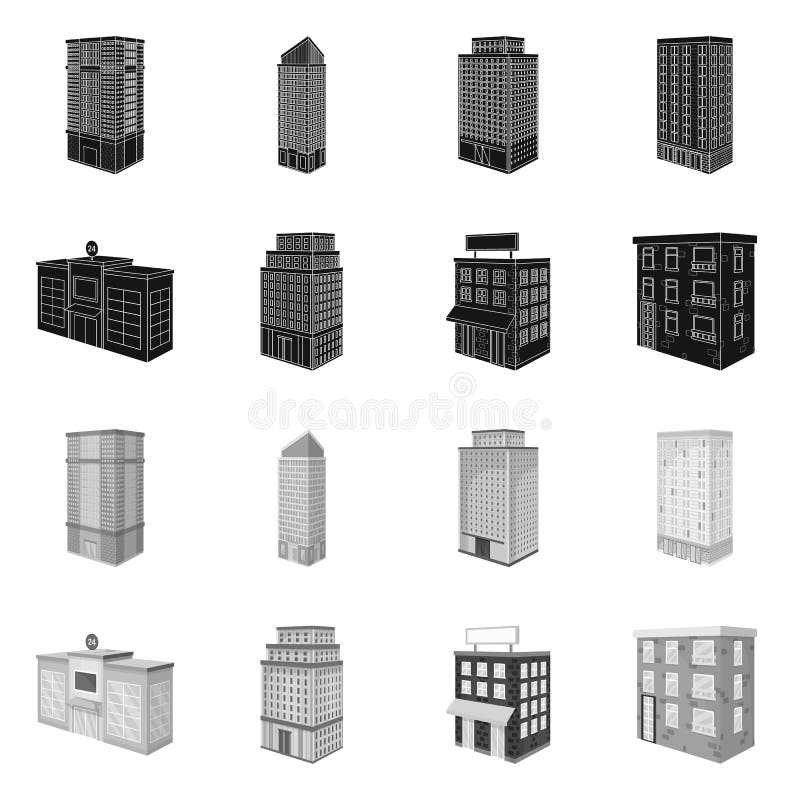 Vector Design of Construction and Building Icon. Set of Construction ...
