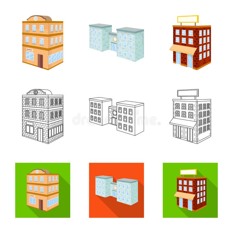 Vector Design of Construction and Building Symbol. Set of Construction ...