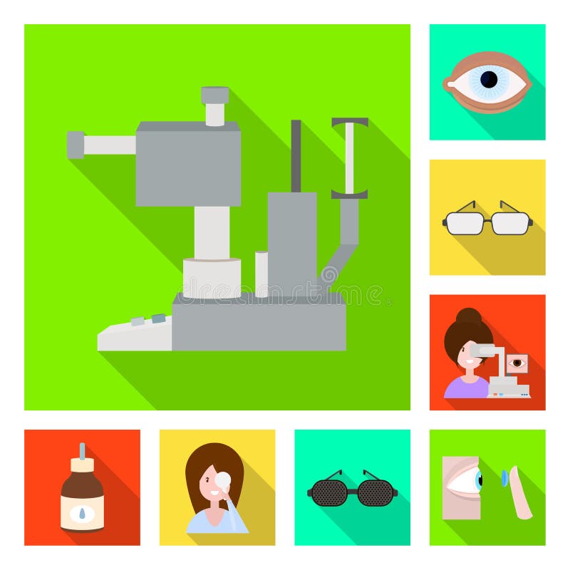 Vector Design of Correction and Eyesight Logo. Collection of Correction ...