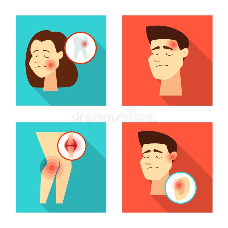 Vector Design of Damage and Wound Icon. Set of Damage and Rendering ...