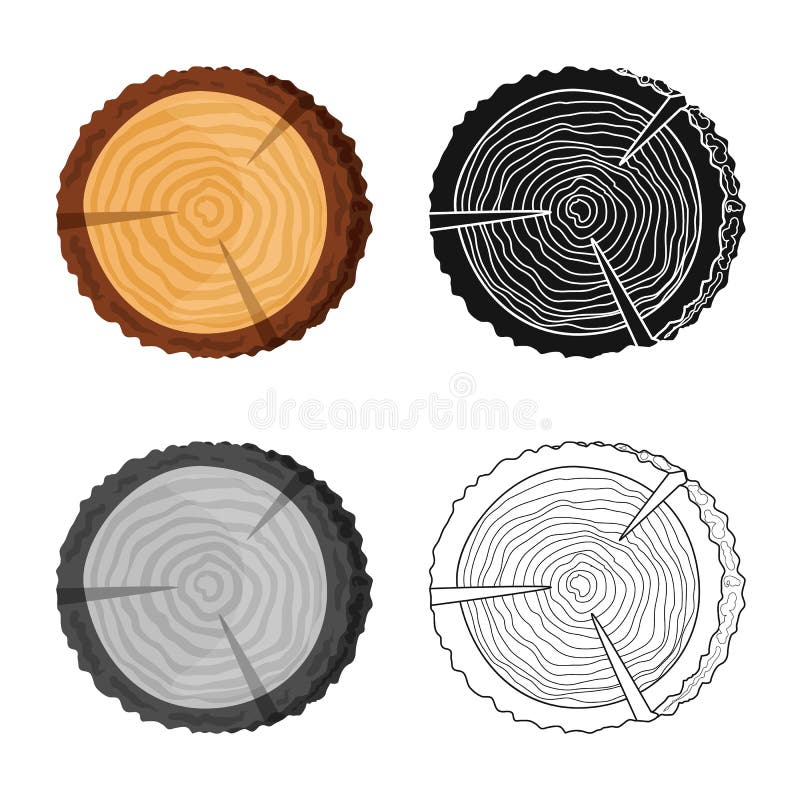 Vector Design of Deck and Timber Logo. Set of Deck and Texture Stock ...