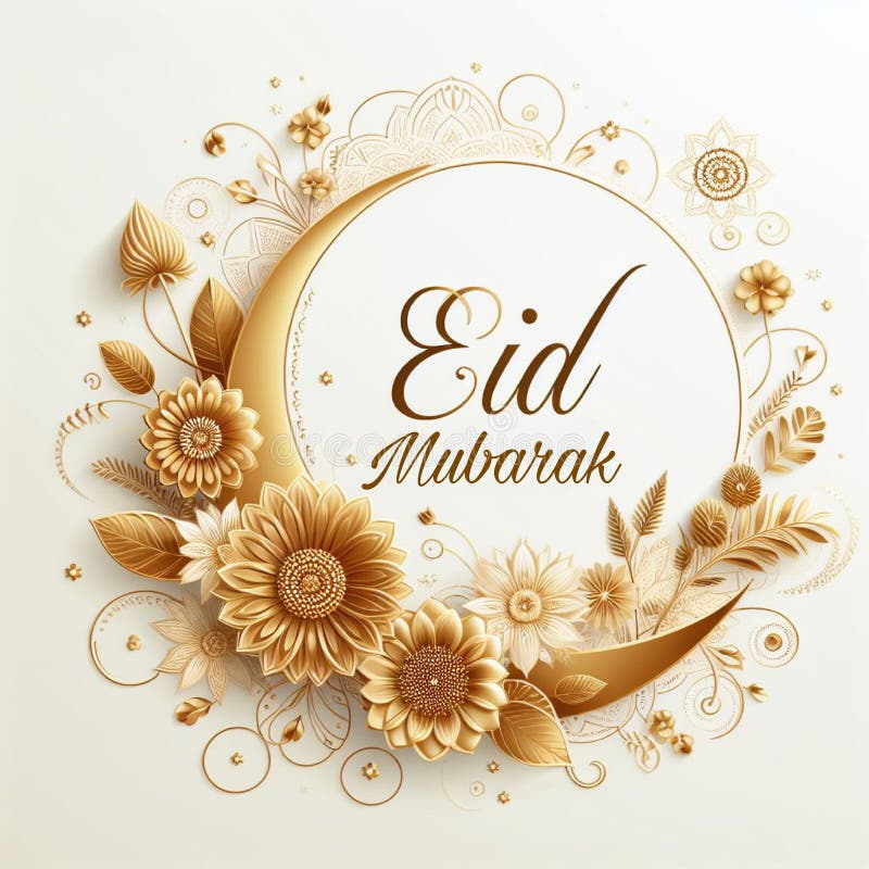 Vector Design, Decorations and Flowers, Copie Space, Lettering on Gold ...