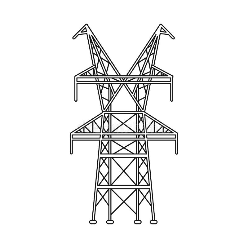 Vector Design of Electrical and Station Icon. Web Element of Electrical ...