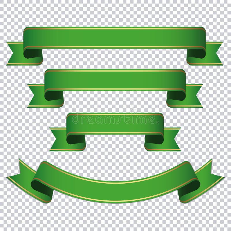 Green Banner Ribbon Png