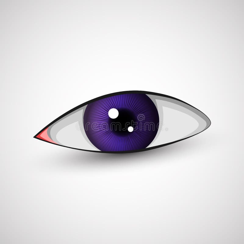 Eye Element Design Concept Isolated. Stock Illustration - Illustration ...