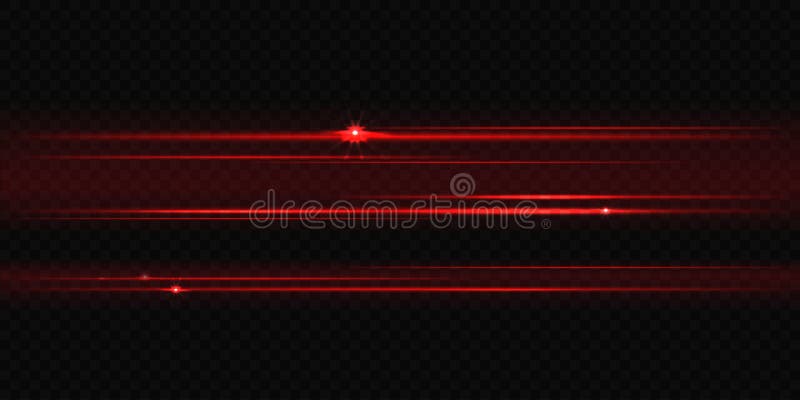 Vector Design Element of Red Scanner Lights. Stock Vector ...