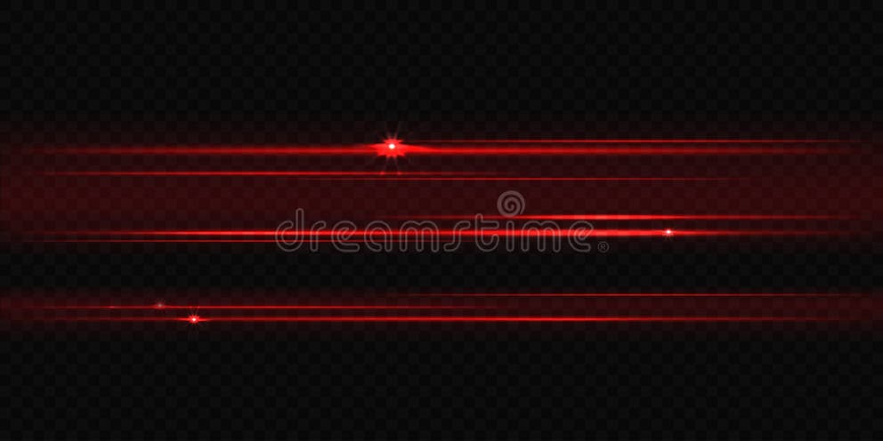 Vector Design Element of Red Scanner Lights. Stock Vector ...