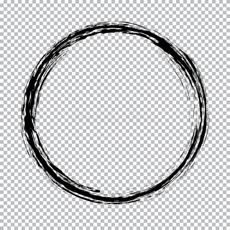 Round Frame on Transparent Background Stock Vector - Illustration of ...