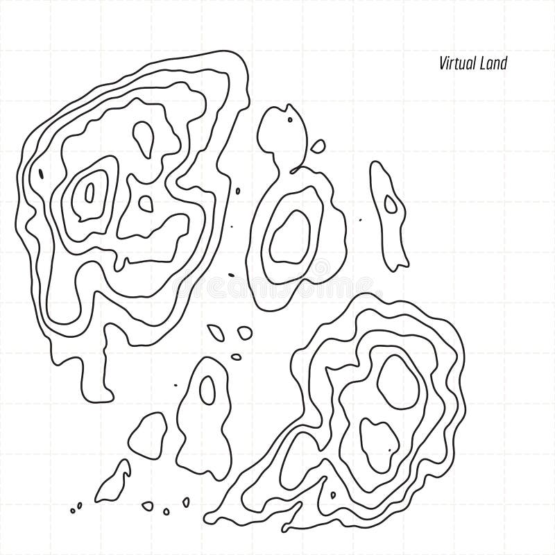 Vector Design Element. Topography Map Stock Vector - Illustration of ...