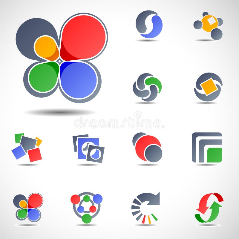 Vector design elements stock vector. Illustration of cheerful - 16713621