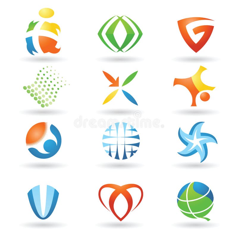 Vector design elements 3 stock vector. Illustration of abstract - 7729872