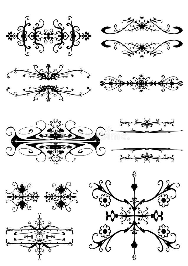 Gothic elements stock vector. Illustration of architecture - 5874488