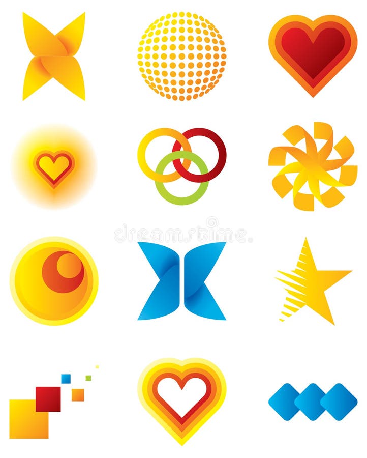 Vector Logo Design Elements Stock Vector - Illustration of color ...