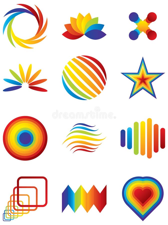 Vector Logo & Design Elements Stock Vector - Illustration of brand ...