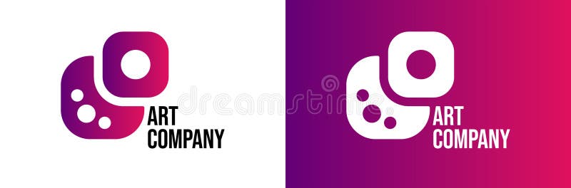 Vector Design Elements for Your Art Company Logo, Abstract Gradient ...
