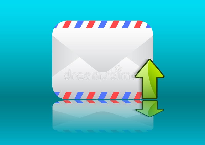 Mail Outbox - Granite Icons Stock Vector - Illustration of arrow, icon ...