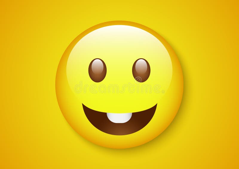 Cute icon face stock vector. Illustration of funny, face - 113352983