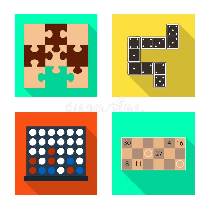 Isolated Object of Entertainment and Competition Icon. Collection of ...