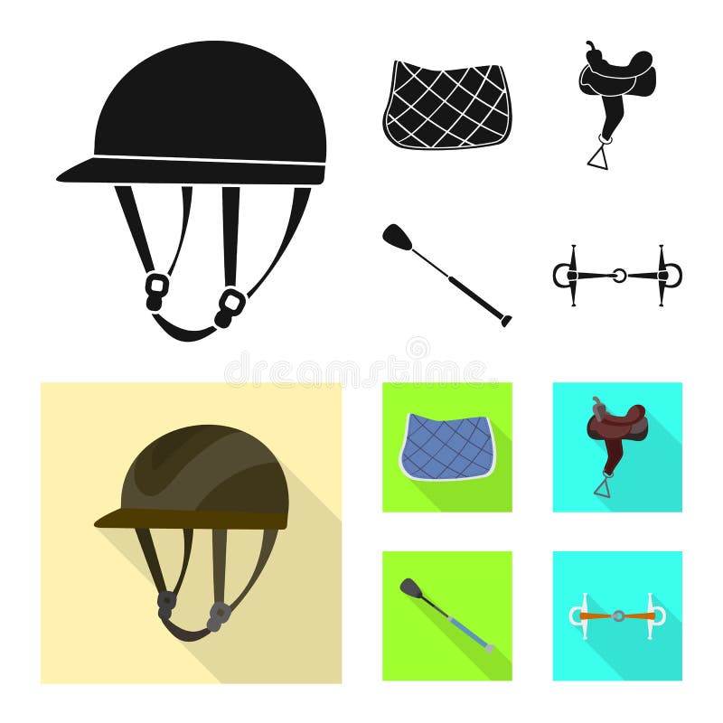 Vector Design of Equipment and Riding Sign. Set of Equipment and ... Vector Design of Equipment and Riding Sign. Set of Equipment and ...