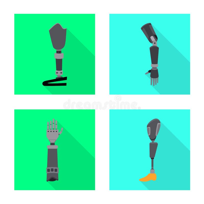 Vector Design of Exoskeleton and Equipment Sign. Collection of ...