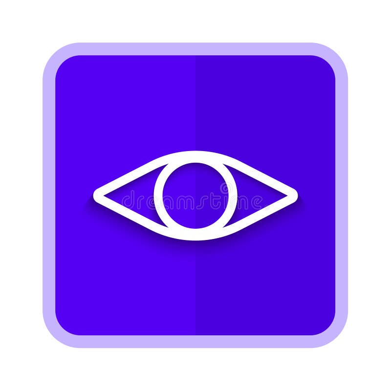 Read One Eye Outline Symbol Stock Illustration - Illustration of ...