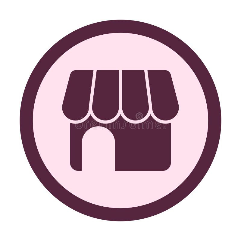 Store symbol stock illustration. Illustration of shop - 129704026