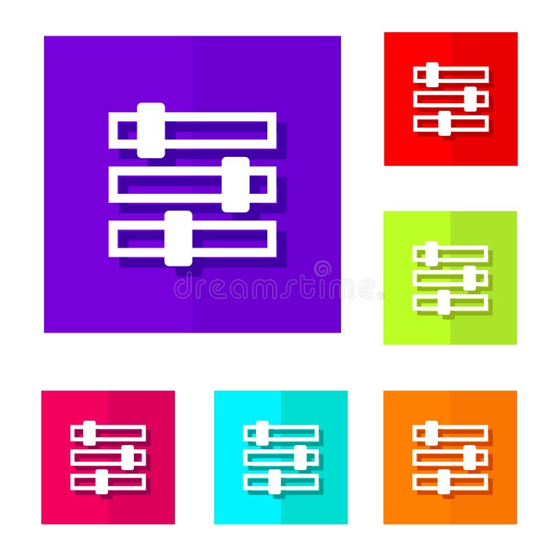 Setting button stock vector. Illustration of icon, mobile - 122533221