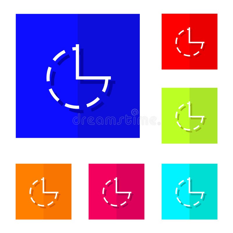 Timer button stock vector. Illustration of vector, button - 122533227
