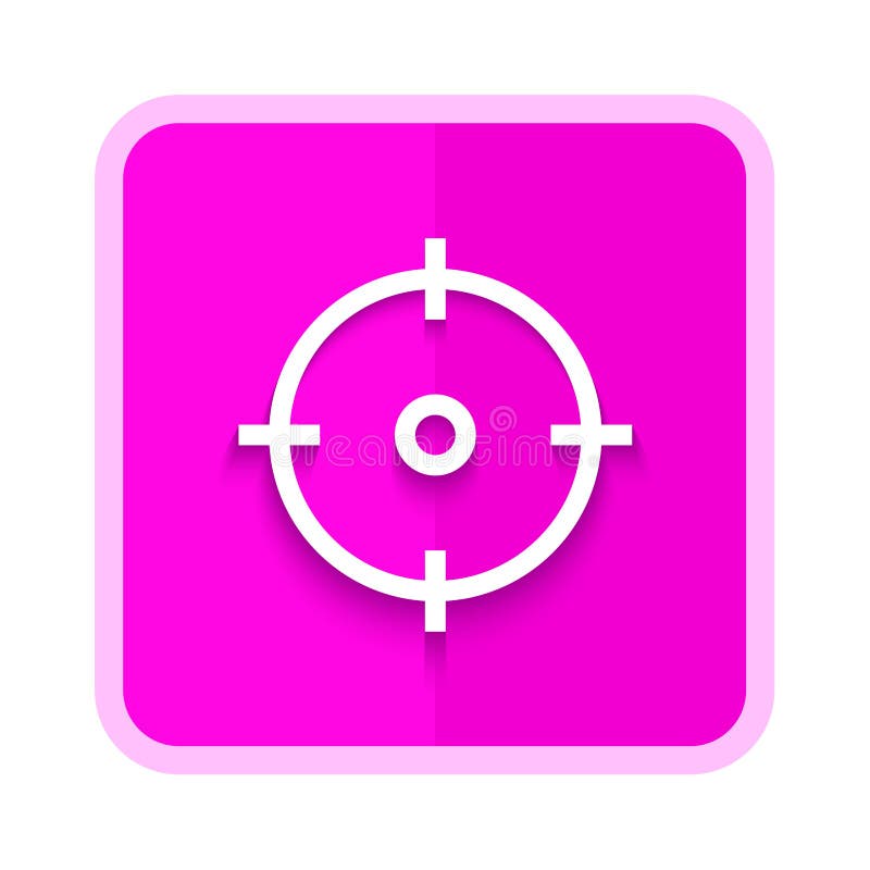 Aim shoot outline icon stock illustration. Illustration of outline ...