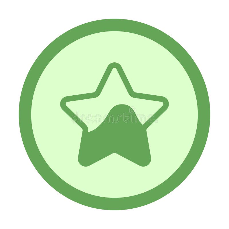 Star circle icon stock illustration. Illustration of circle - 129704086