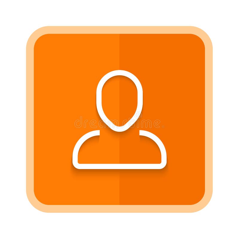 User account outline icon stock vector. Illustration of symbol - 129704156