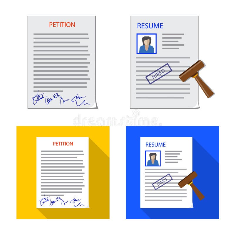 Vector Design of Form and Document Symbol. Collection of Form and Mark ...