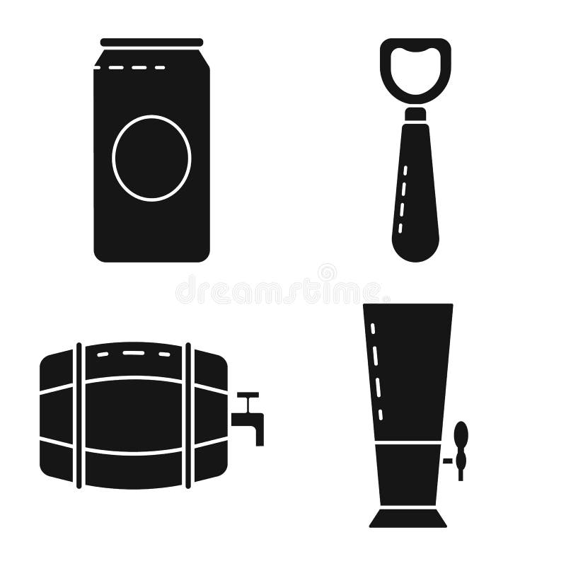 Vector Design of Fresh and Ingredient Icon. Collection of Fresh and Bar ...