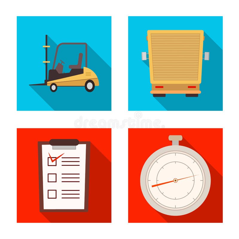 Vector Design of Goods and Cargo Icon. Set of Goods and Warehouse Stock ...