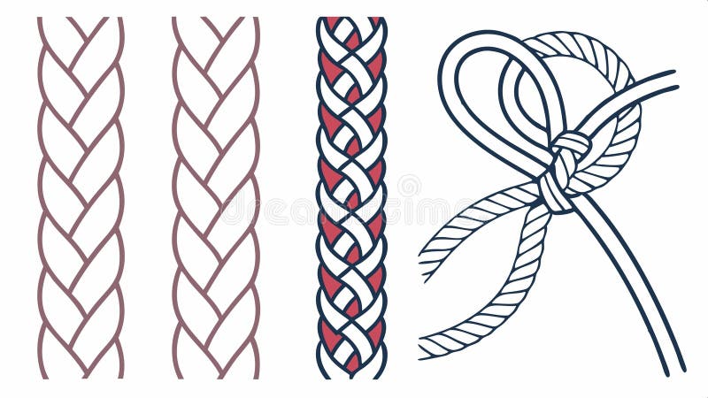Rope Knot Illustration, Nautical Vector Design Graphic Element. Vector ...