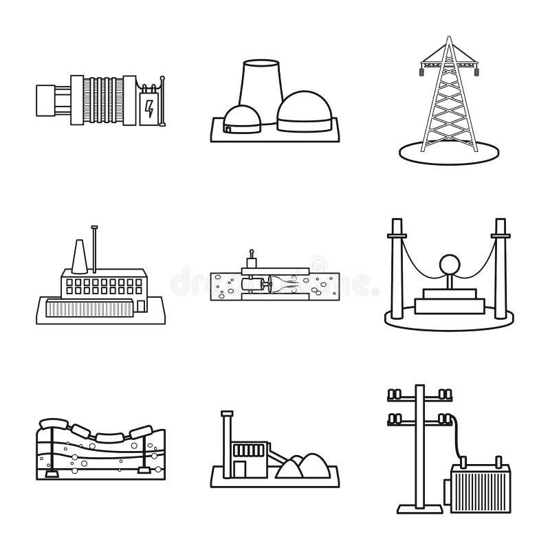 Vector Design of Green and Development Symbol. Set of Green and ...